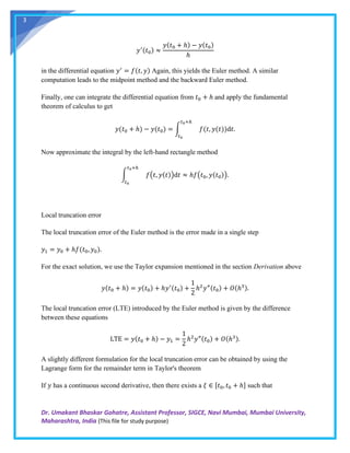 Euler Method Details | PDF | Web Development | Internet