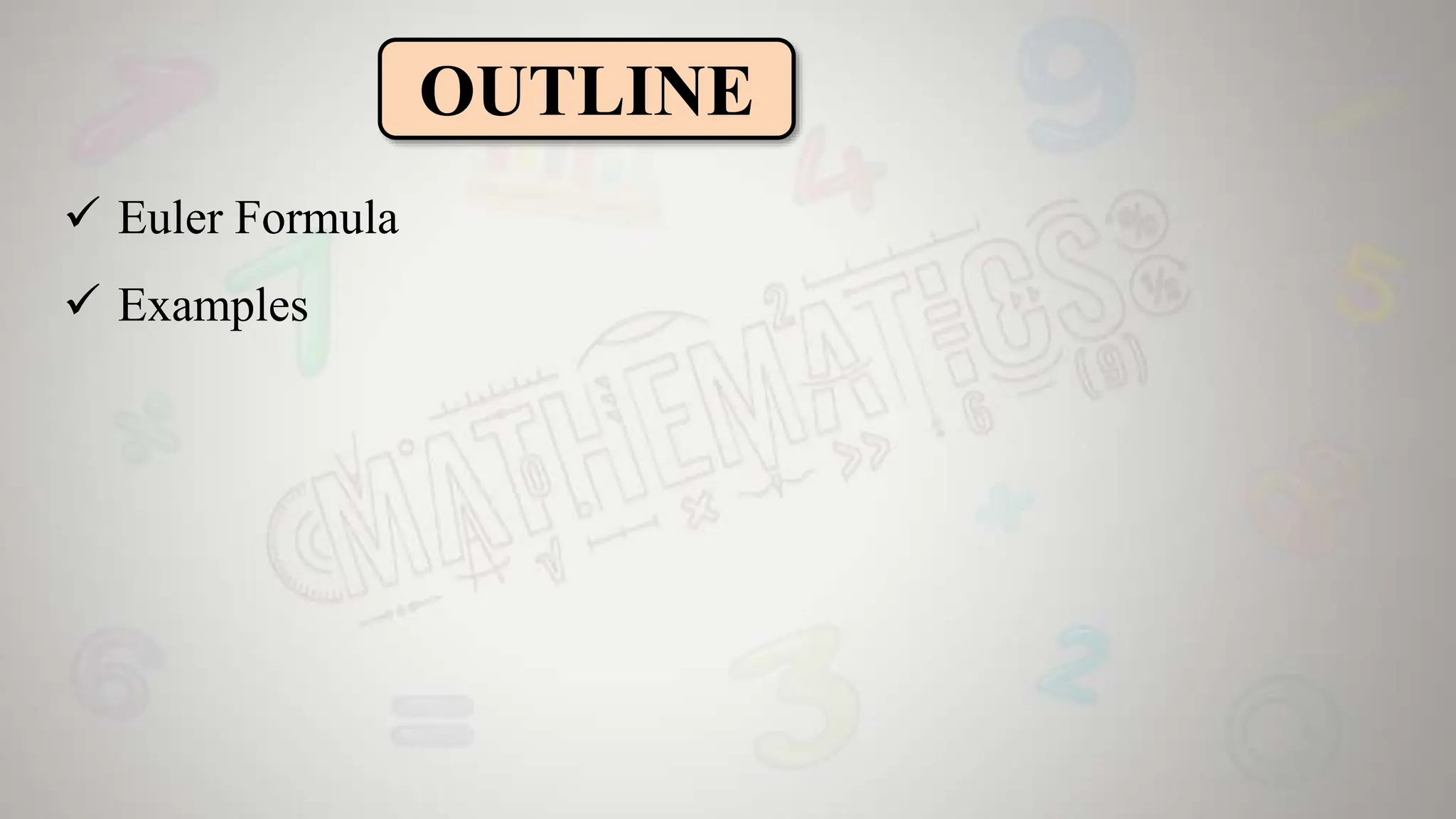 Euler_s Formula for 3D solids, Relation Between F, V & E | PPTX