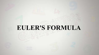 Euler_s Formula for 3D solids, Relation Between F, V & E | PPTX
