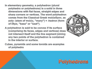 Euler's polyhedron theorem | PPTX | Physics | Science