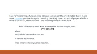 Euler's Theorem and Fermat's Theorem.pptx