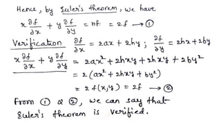 Eulers theorem presentation and explanation | PPTX