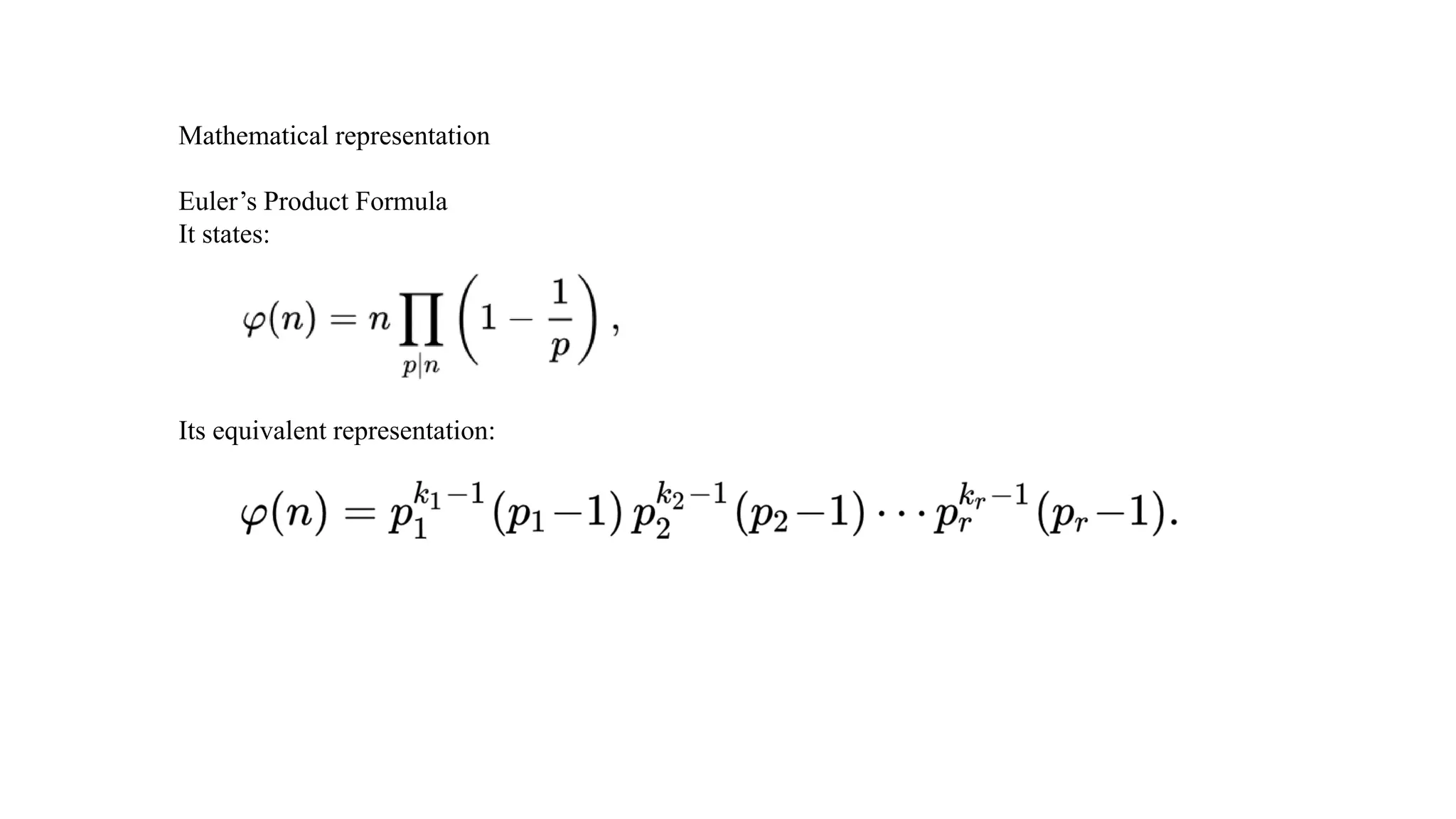 Eulers totient | PPTX
