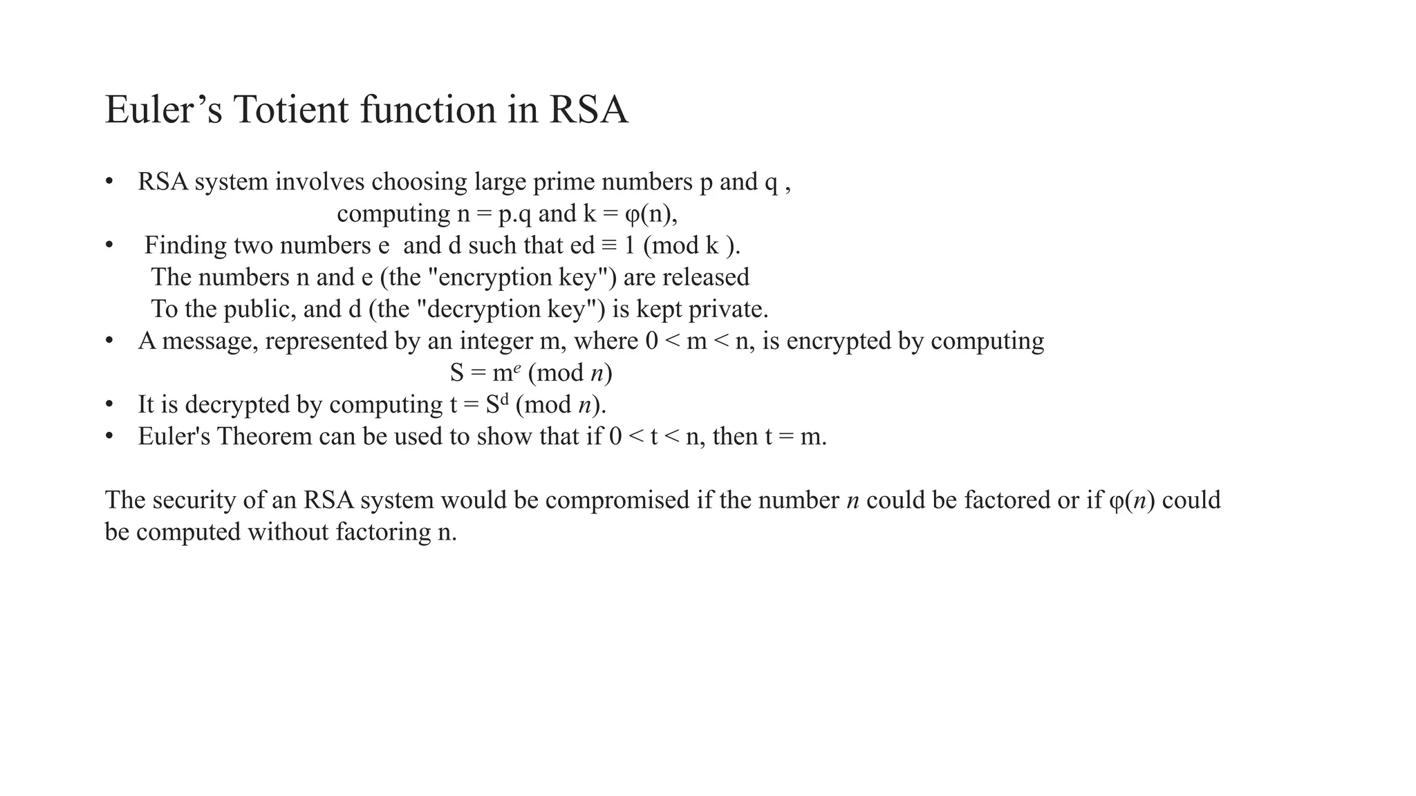Eulers totient | PPTX