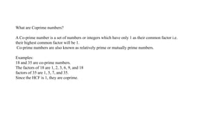 Eulers totient | PPTX