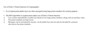 Eulers totient | PPTX