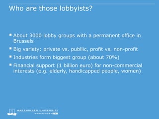 EU Lobbying | PPT
