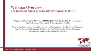 The New EU MDR and What You Need to Know | PPTX