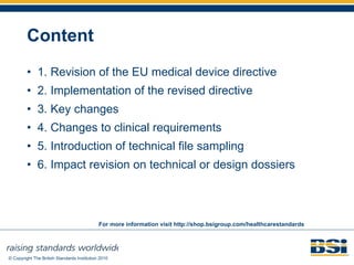 Medical Device Directive Requirements