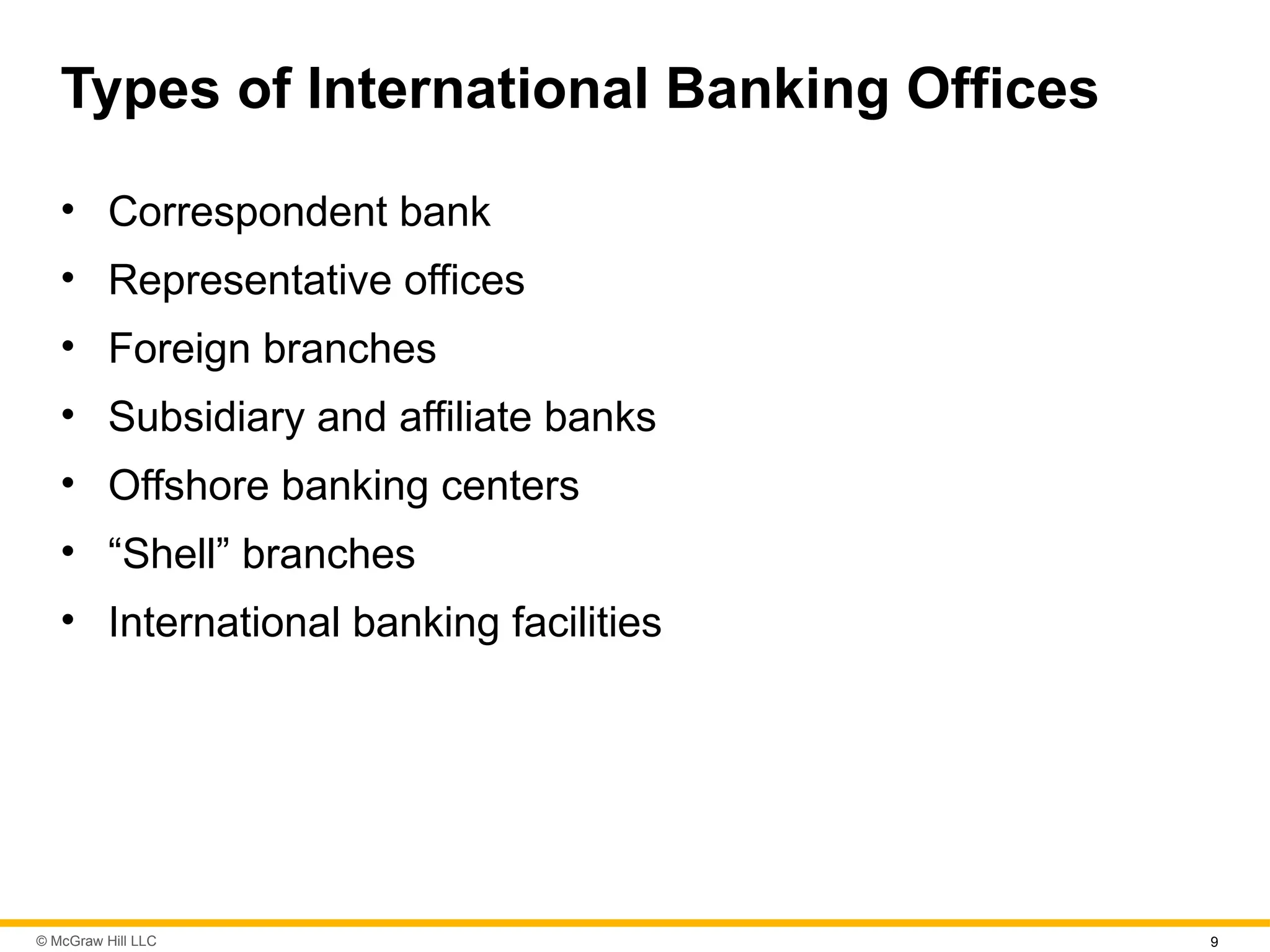 Ch - 11 INTERNATIONAL BANKING AND MONEY MARKET - Lecture Slide | PPTX