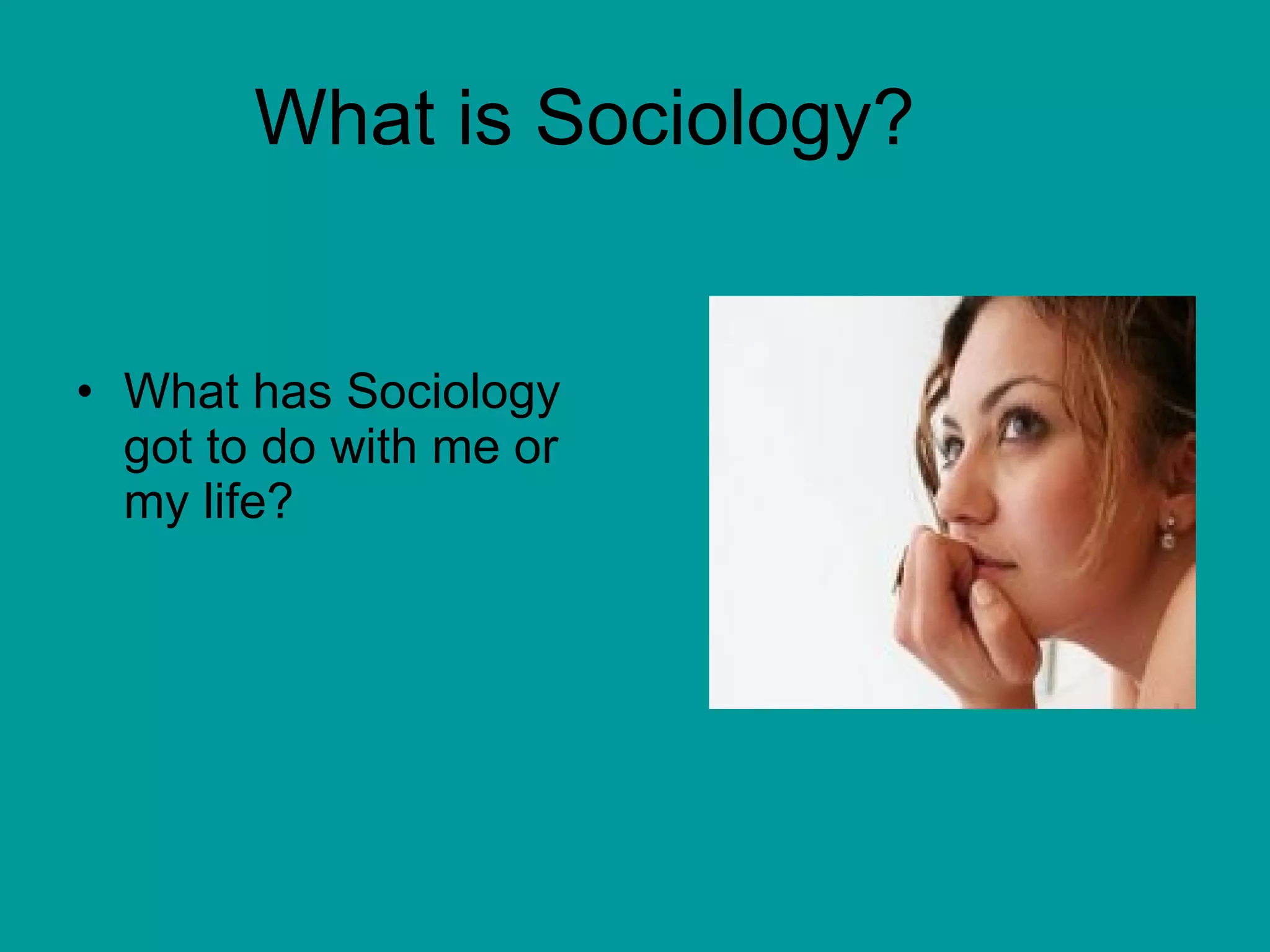 Understanding Sociology | PPT