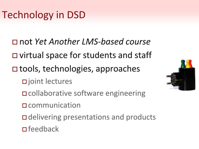 Eunis 2014: Technology in Real-life Teaching of Distributed Software Development | PPT