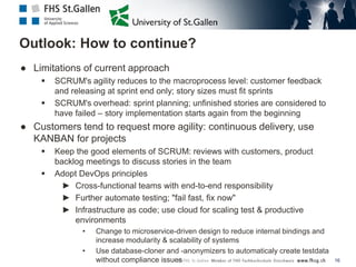 8 Years of Experience in SCRUM- and KANBAN-driven Development of Campus-supporting Software ...