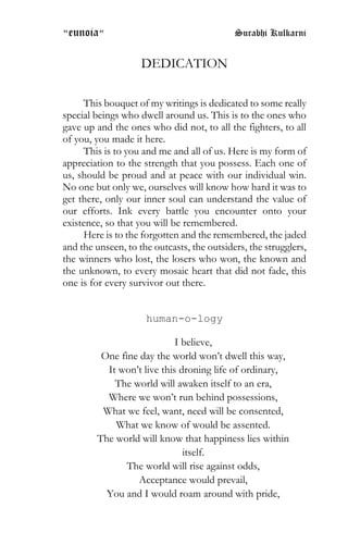 PREVIEW : Eunoia - The Alluring Thoughtfulness by Surabhi Kulkarni | PDF