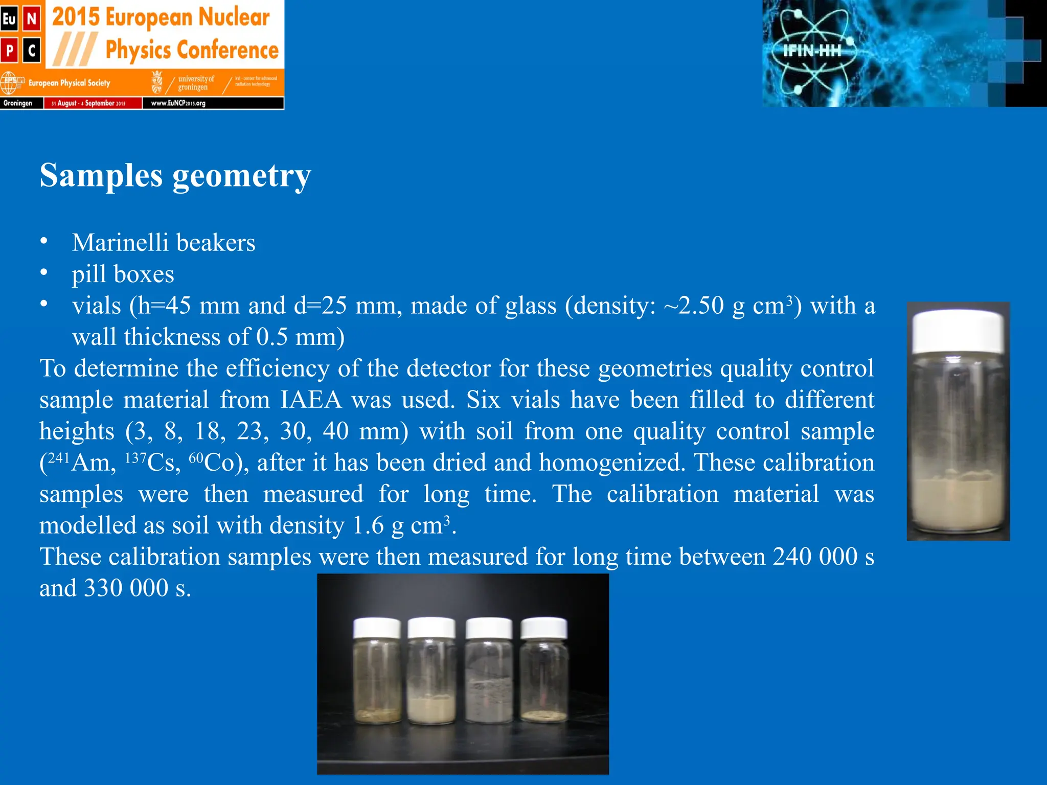 Calculation Of Efficiency For A High Resolution Gamma Ray Spectrometer Used For Environmental