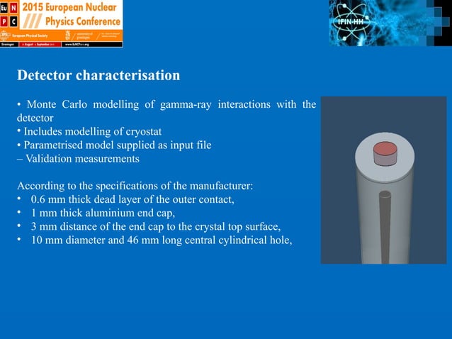 Calculation of efficiency for a high-resolution gamma-ray spectrometer ...