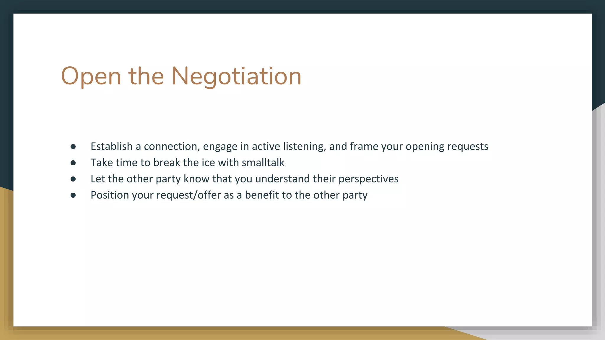 Lynda: Negotiation Foundations | PPTX