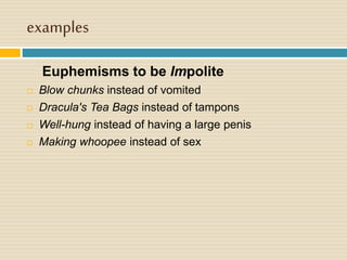 Euphemism | PPTX