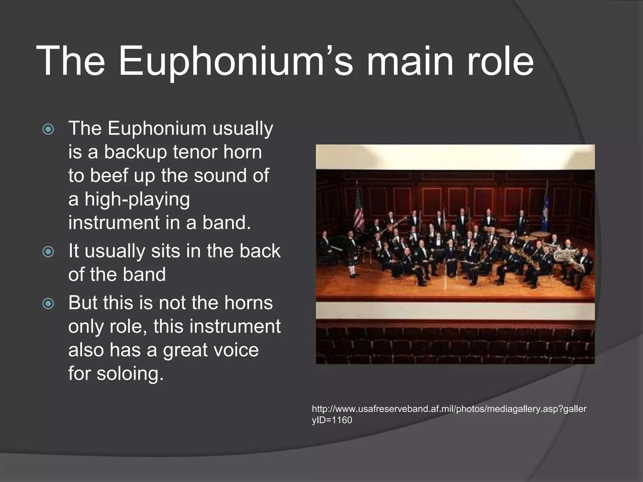 Euphonium pp | PPTX | Music | Entertainment