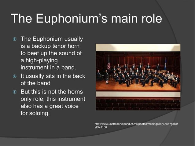 Euphonium pp | PPT