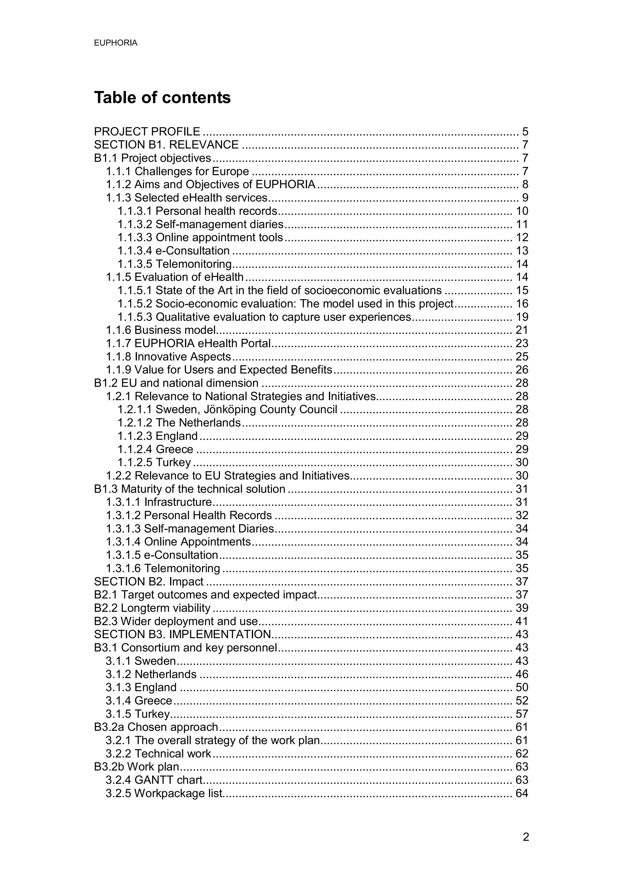 Euphoria eu-project-proposal | PDF