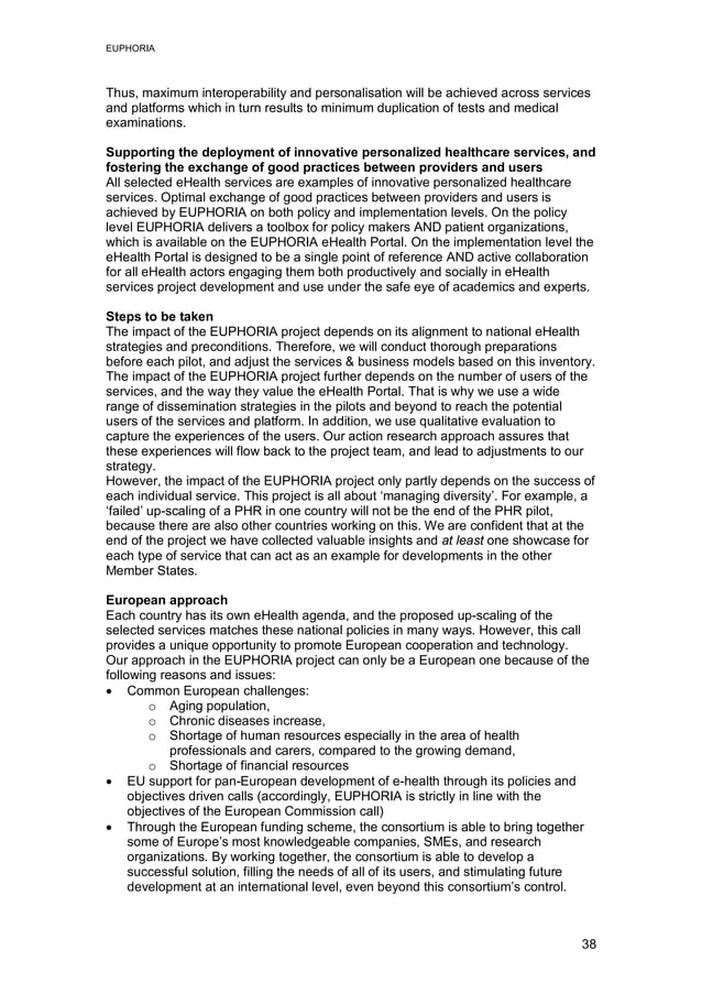 Euphoria eu-project-proposal | PDF