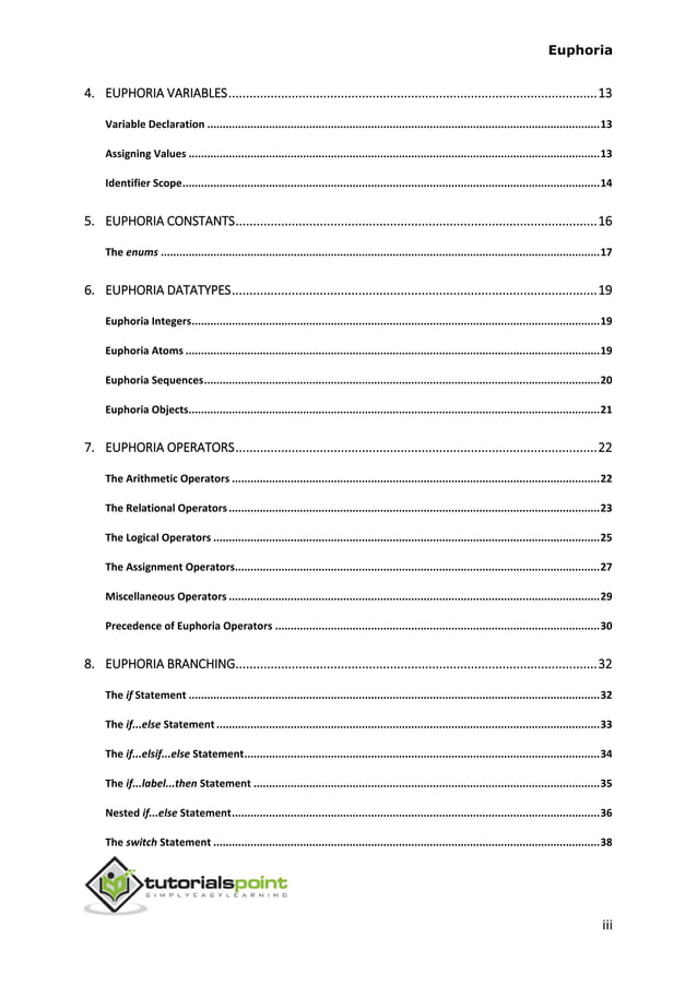 Euphoria tutorials | PDF