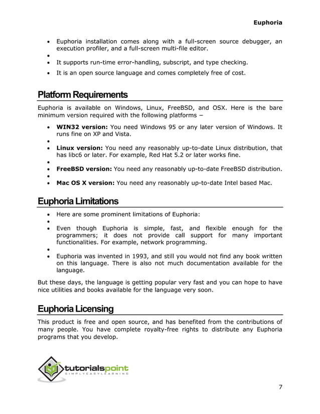 Euphoria tutorials | PDF