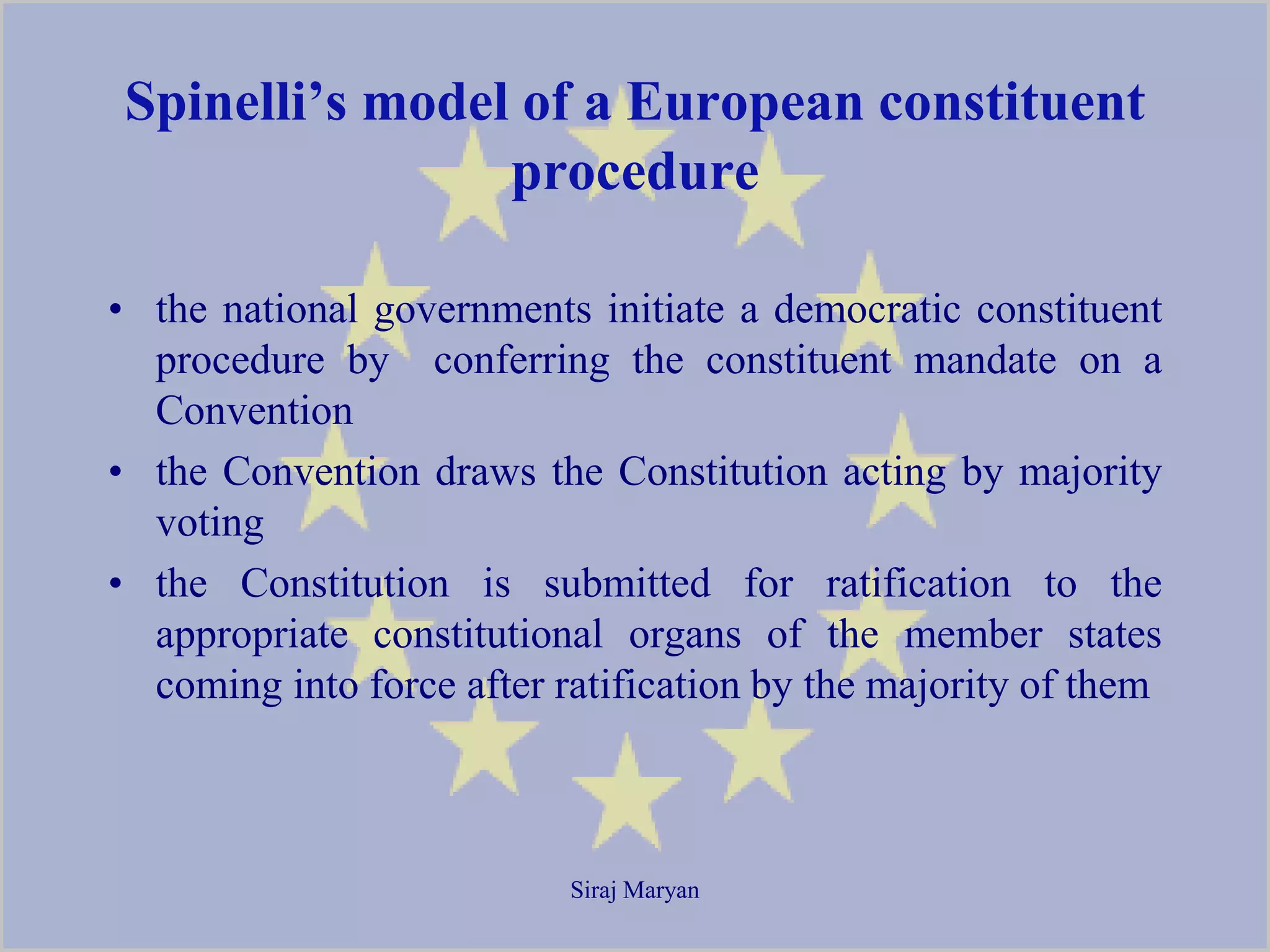 History and Theory of European Integration | PPTX