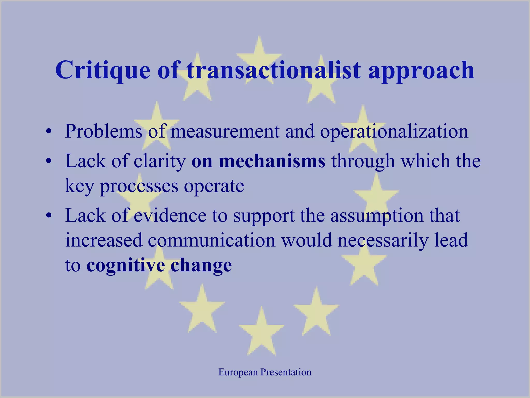 History and Theory of European Integration | PPTX