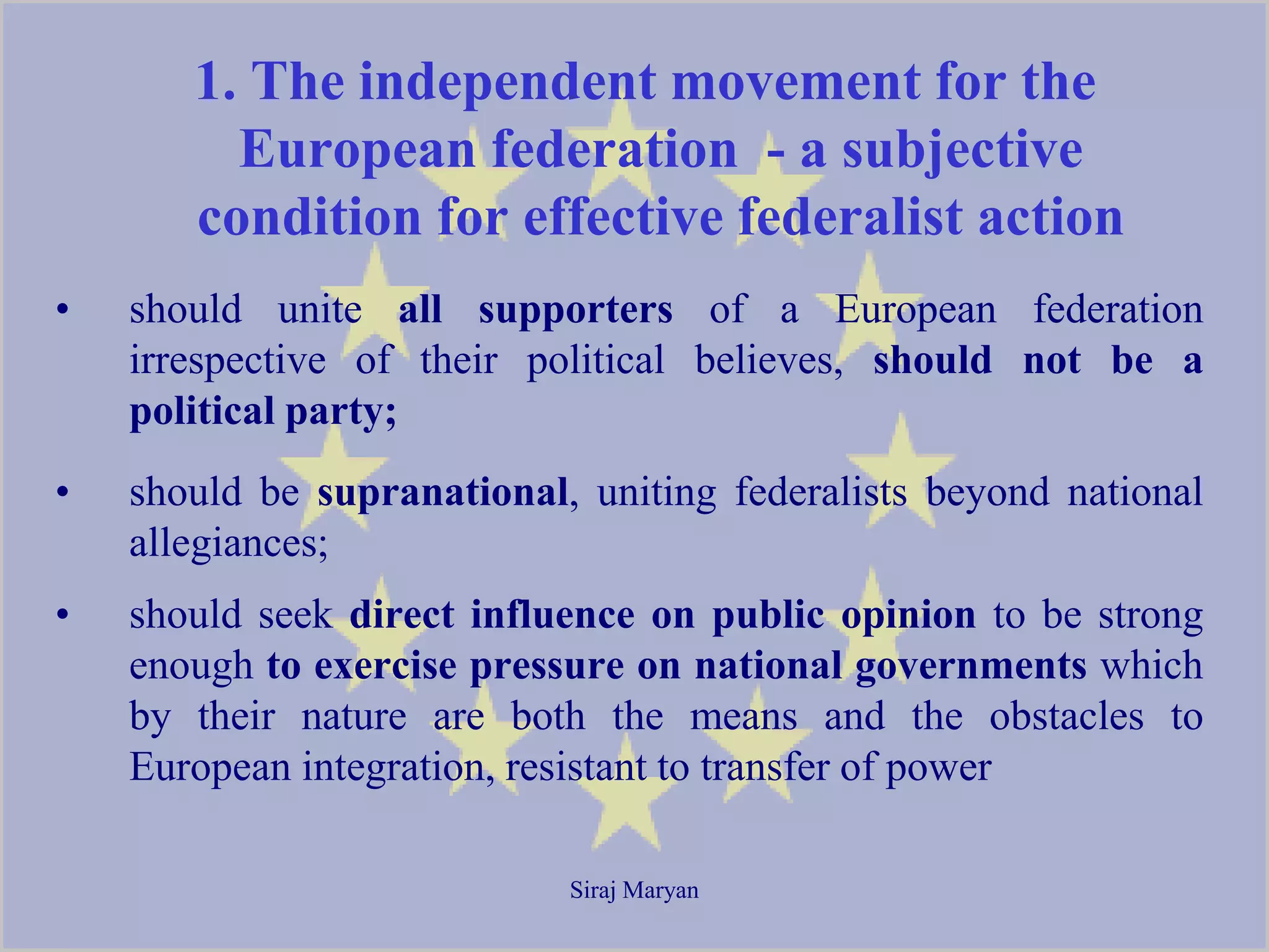 History and Theory of European Integration | PPTX