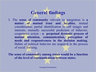 History and Theory of European Integration | PPTX