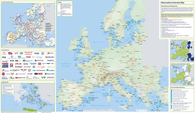 Eurail map-2021 | PDF | Europe Travel | Travel Locations