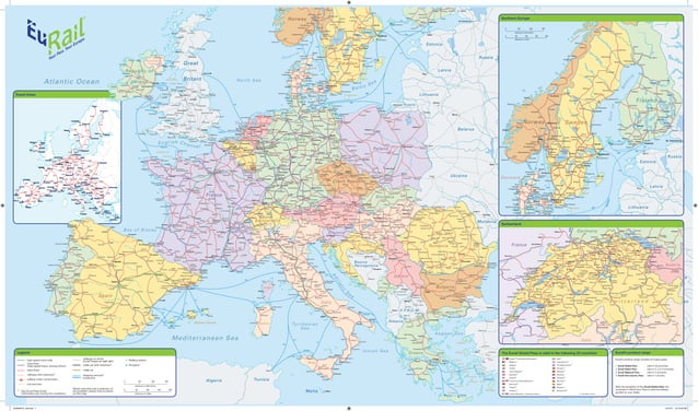 Eurail railway map 2012 | PPT