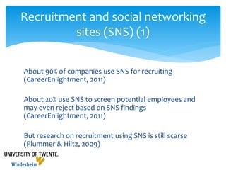 Euram 2013 presentation sns & im | PPT