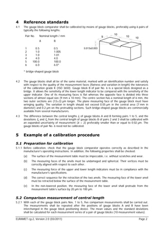 Euramet cg 2-_v_2.0_calibration_of_gauge_block_comparators | PDF
