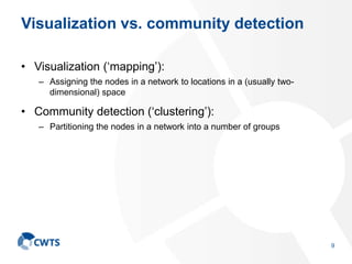 Applications of community detection in bibliometric network analysis | PPTX