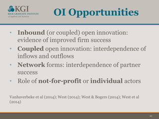 How Standards Research Can Inform Open Innovation | PPT