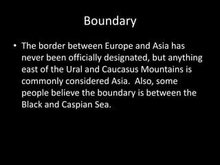 Eurasia | PPTX