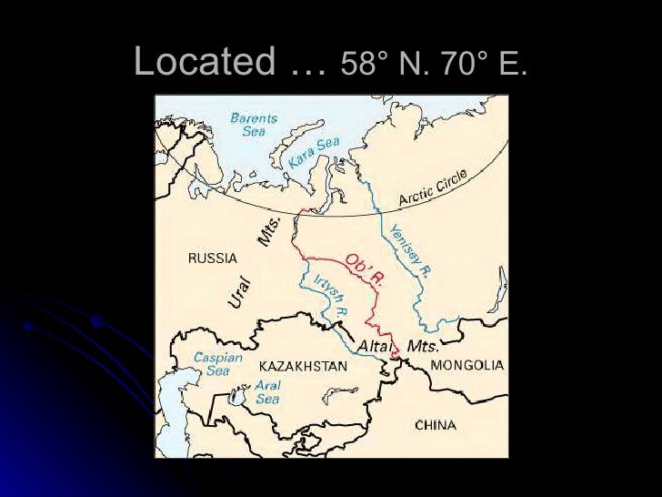 northern eurasia physical features map