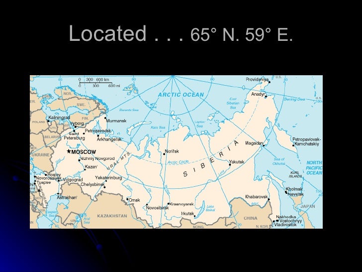 northern eurasia physical features map