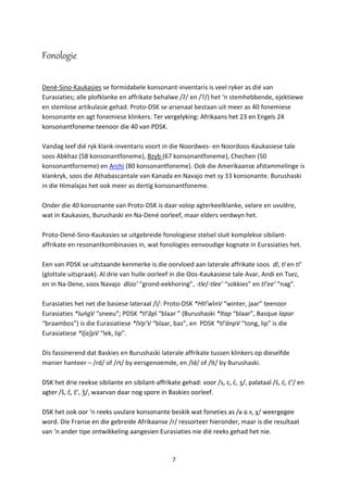 Eurasiatic and Dene-Sino-Caucasian | PDF