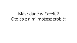 EURECA 4 EXCEL | PPTX