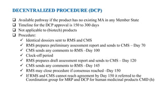 EU REGULATORY SUBMISSIONS | PPTX