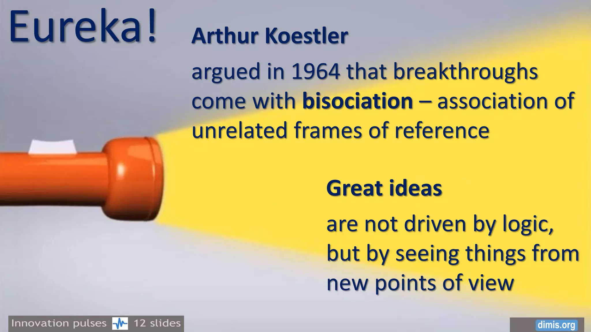 Eureka! How are great ideas generated? | PDF