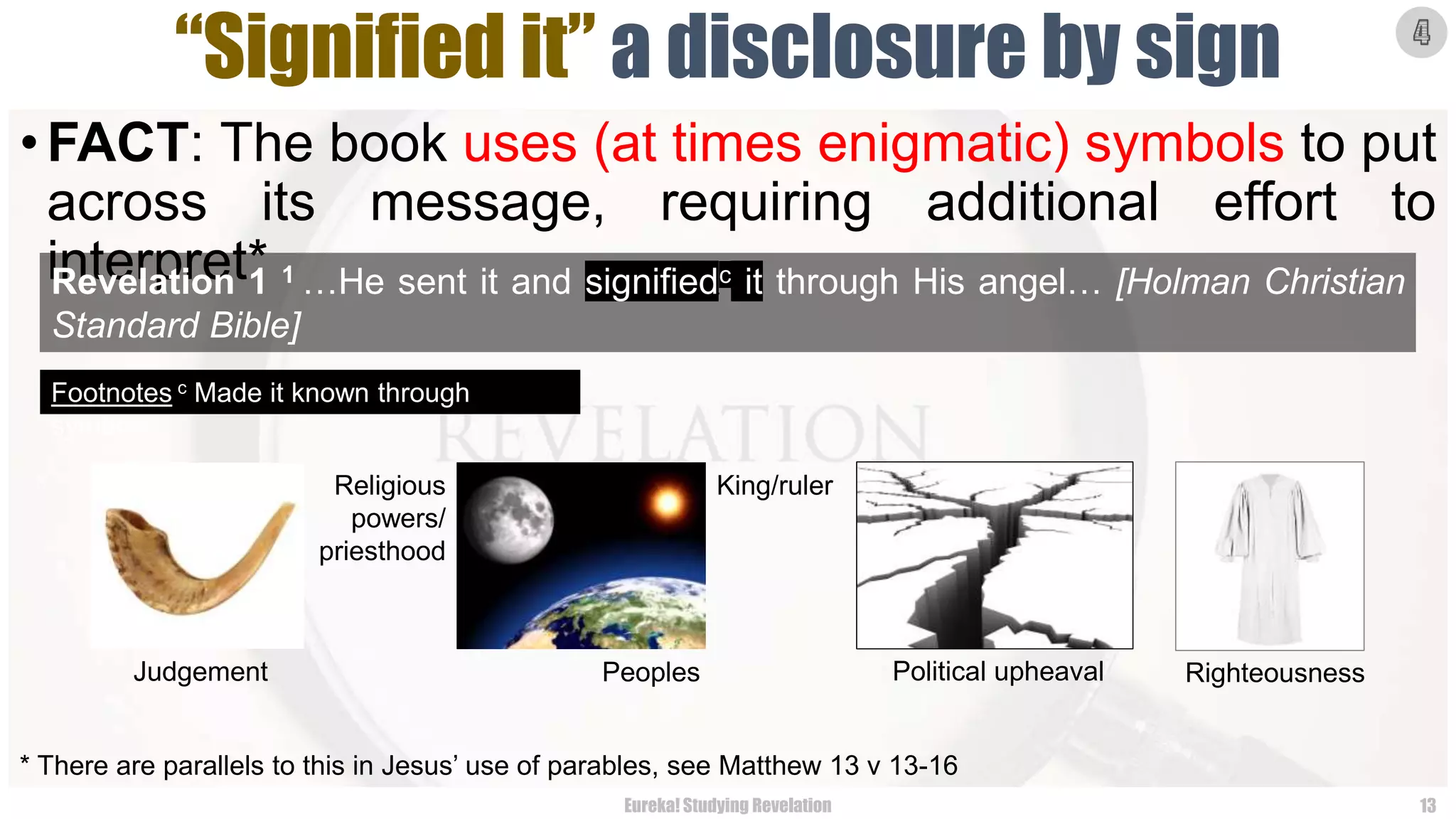 Eureka! Studying revelation | PPTX