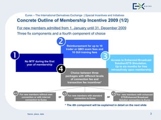 Eurex Membership Overview 13 Aug09 | PPT