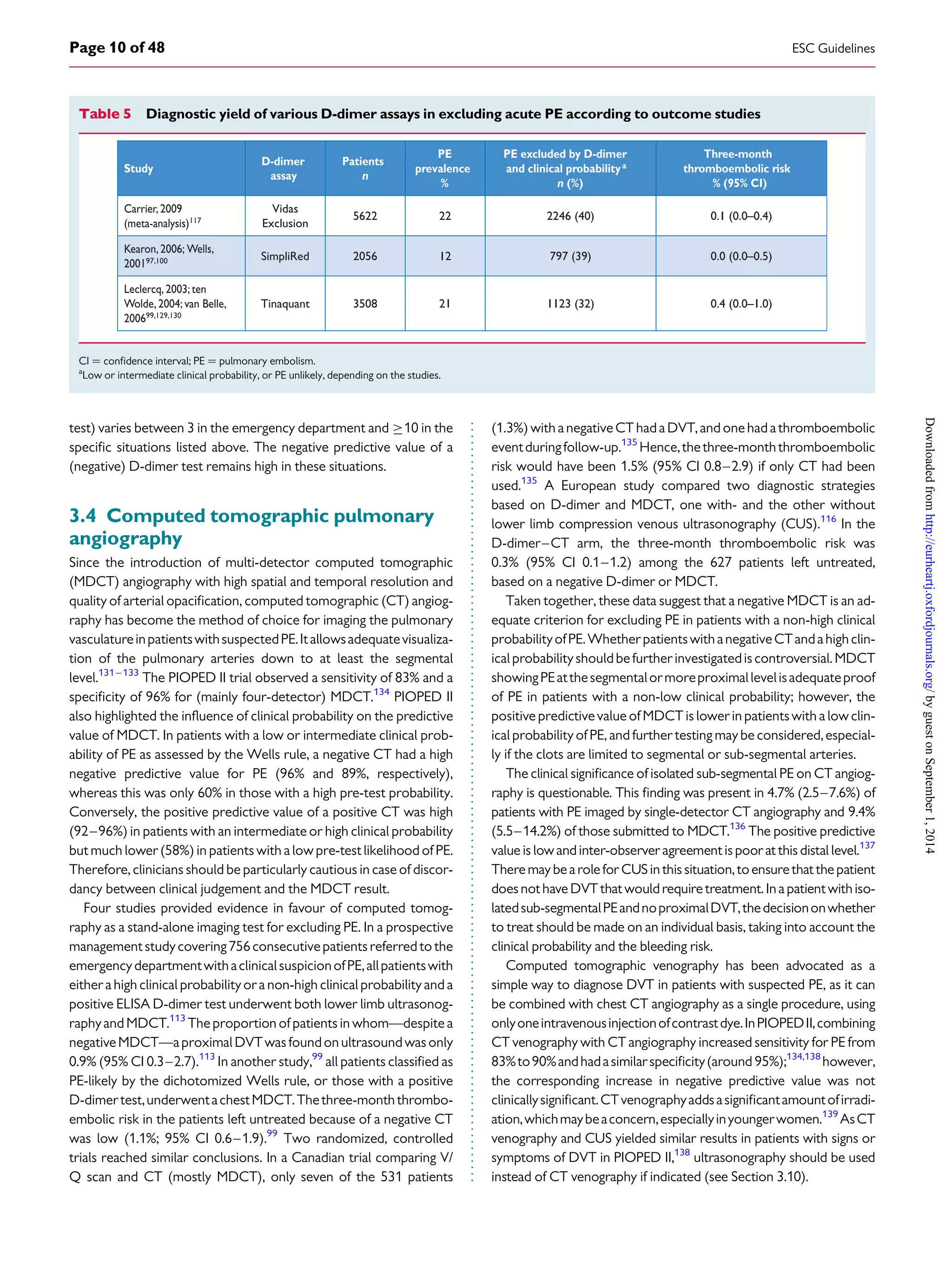 Eur heart j 2014 esc guidelines on the diagnosis and management of ...