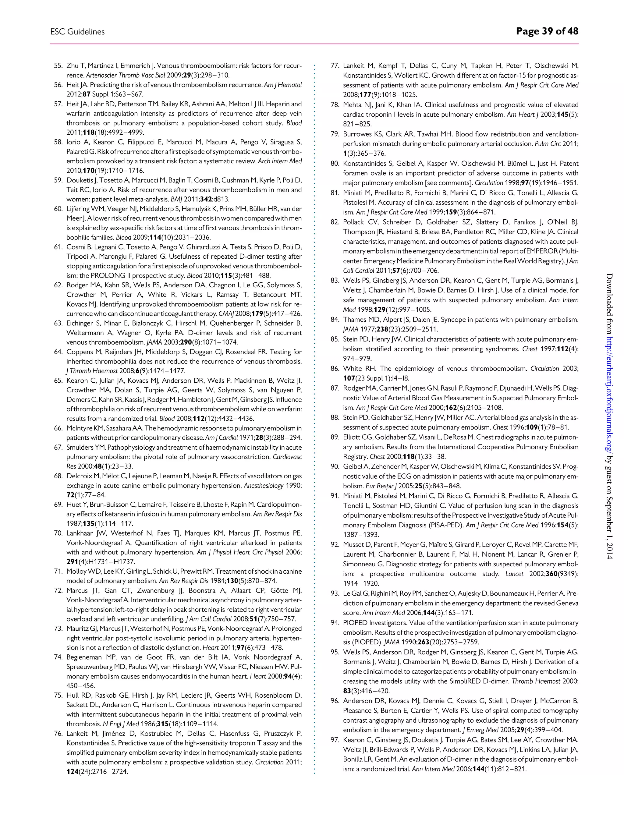 Eur heart j 2014 esc guidelines on the diagnosis and management of ...