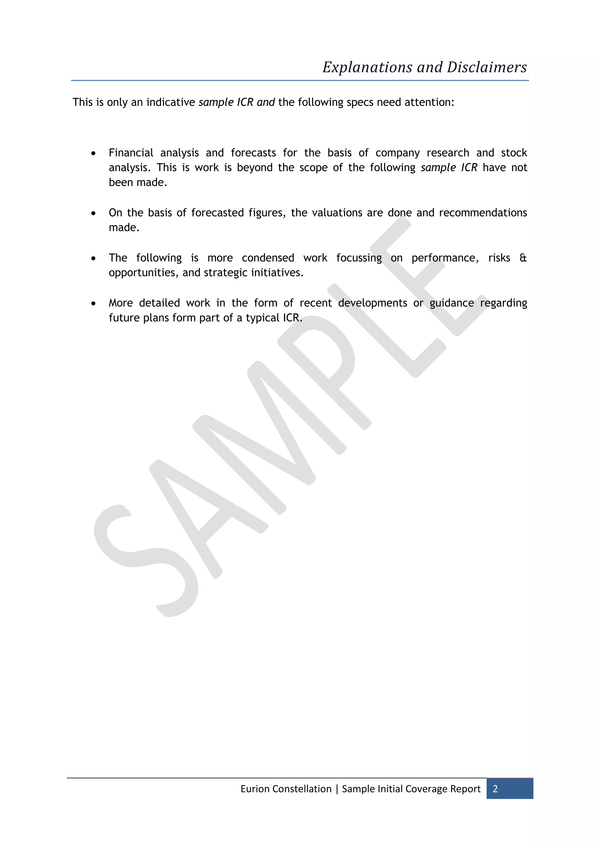 Eurion - Sample ICR | PDF